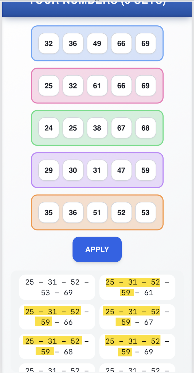 Improving POWERBALL Picker - 12-24-2025 - BINGO! - LottOdds Forum